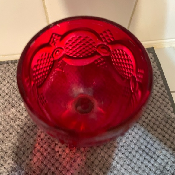 Avon | Dining | Vintage Avon Ruby Red Cape Cod 876 Pattern Ruby Red ...